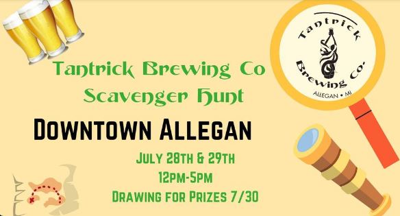 Tantrick Brewing Co. Scavenger Hunt with Prizes! - Allegan Area Chamber