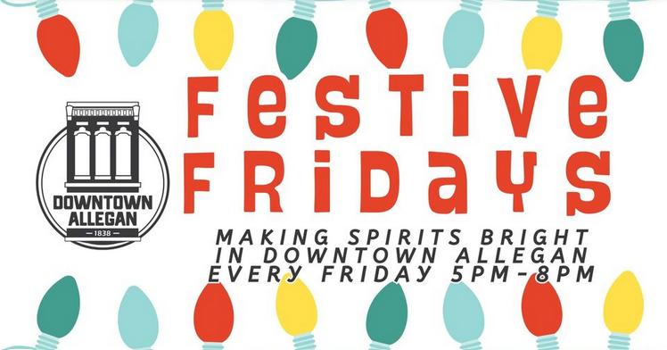 Festive Fridays 2024- PARADE & TREE LIGHTING - Allegan Area Chamber